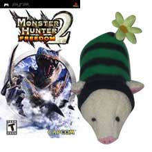 Monster Hunter and the plush toy - Siliconera