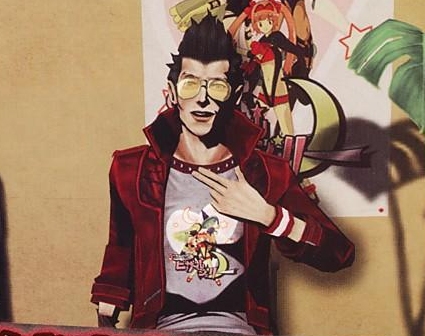 Travis Touchdown slashing his way into stores early - Siliconera