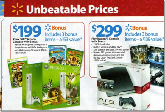 Walmart Ad Reveals PS3 Batman/inFamous Bundle, $98 DS Lite - Siliconera