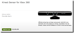 Microsoft: All Kinect Prices Now Are Placeholders - Siliconera