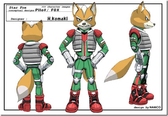 Star Fox Concept Art Slips Out Of Namco - Siliconera