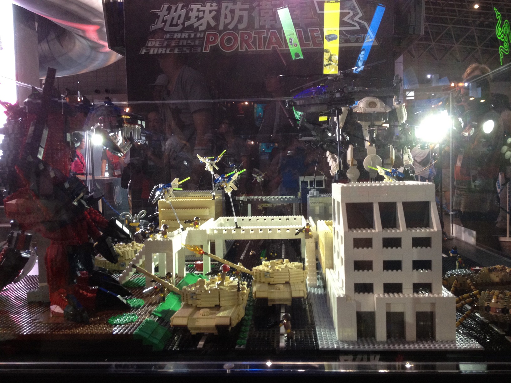 See At TGS: D3's Awesome Earth Defense Force Lego Display - Siliconera