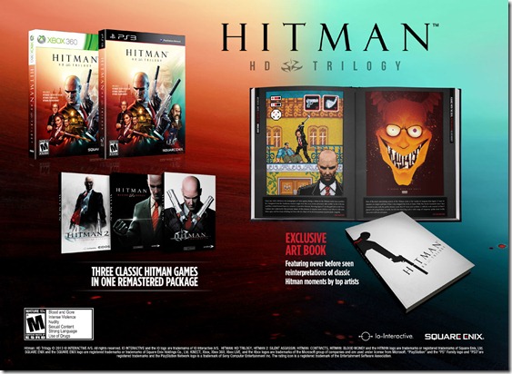 Hitman HD: Trilogy Limited Edition Comes With Art Book - Siliconera