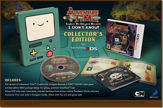 New Adventure Time Game Gets An Impressive Collector's Edition On 3DS ...