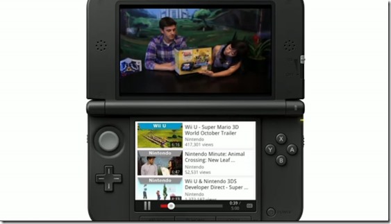 YouTube Is Coming To Nintendo 3DS This Month - Siliconera