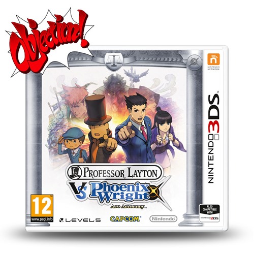 Take That! Professor Layton vs. Ace Attorney Box's Art In Europe - Siliconera