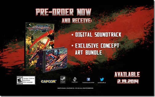 Strider Pre-Order On PC Comes With Soundtrack, Concept Art - Siliconera