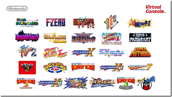 Nintendo Virtual Console Games