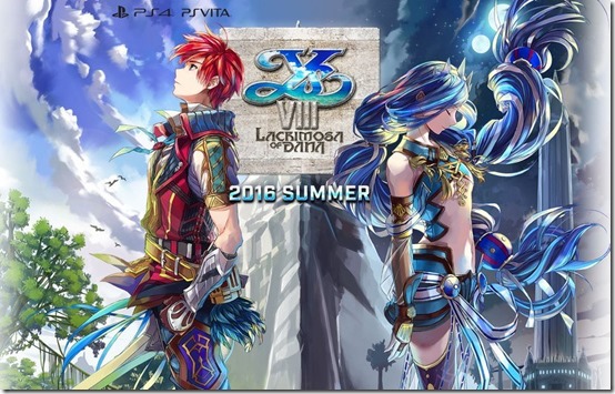Ys VIII Will Release In Japan On July 21 For PS Vita, In 2017 For PS4 ...