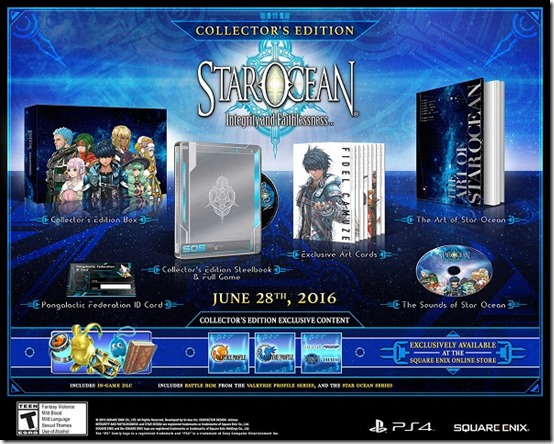 Star Ocean V’s Collector’s Edition Includes A Soundtrack And Art Book ...