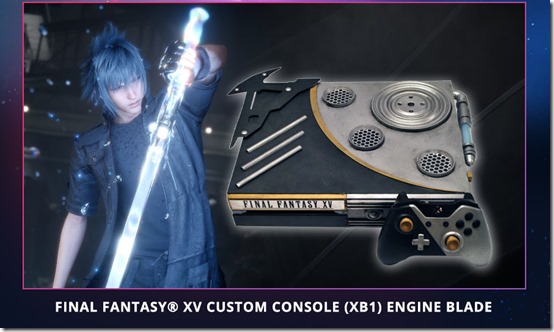 Check Out This Final Fantasy XV Custom Xbox One Console, “Engine Blade ...