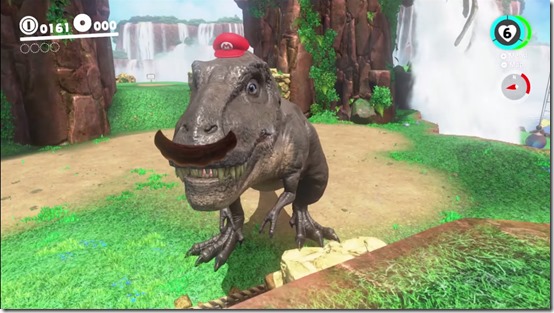 Watch T. Rex Mario And Some Cascade Kingdom Exploration In Super Mario ...