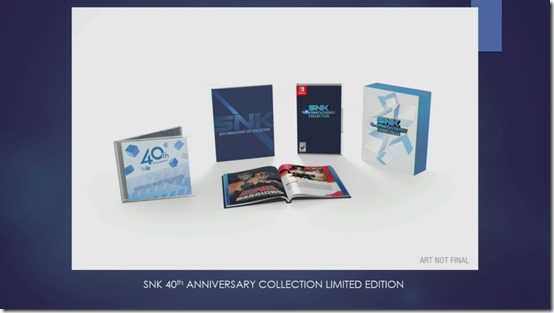 SNK Reveals SNK 40th Anniversary Collection For The Nintendo Switch ...