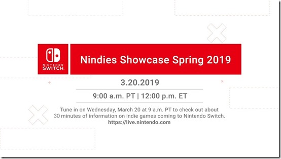 Watch The Nintendo Switch Nindies Showcase Spring 2019 In Here - Siliconera