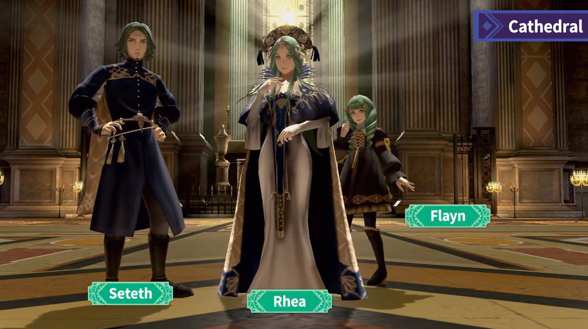 The Three House Leaders Will Appear on the Garreg Mach Monastery Stage ...