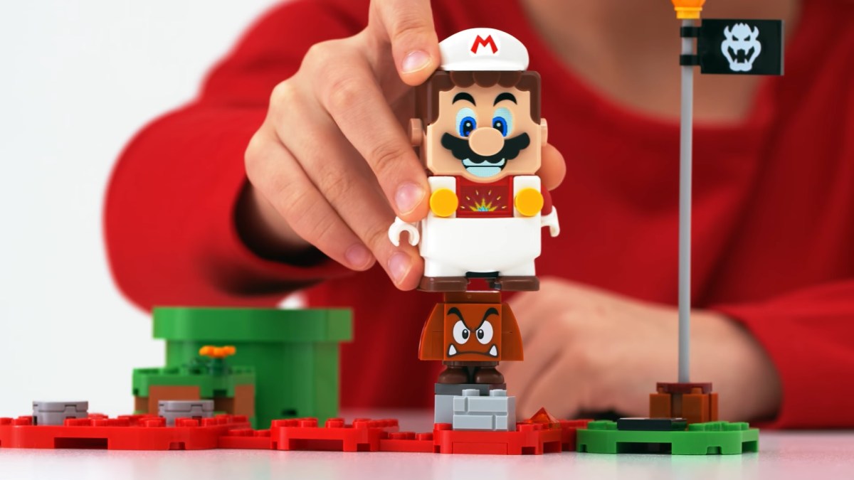 Lego Super Mario Power-Up Packs Add Fire Mario and Cat Mario Suits