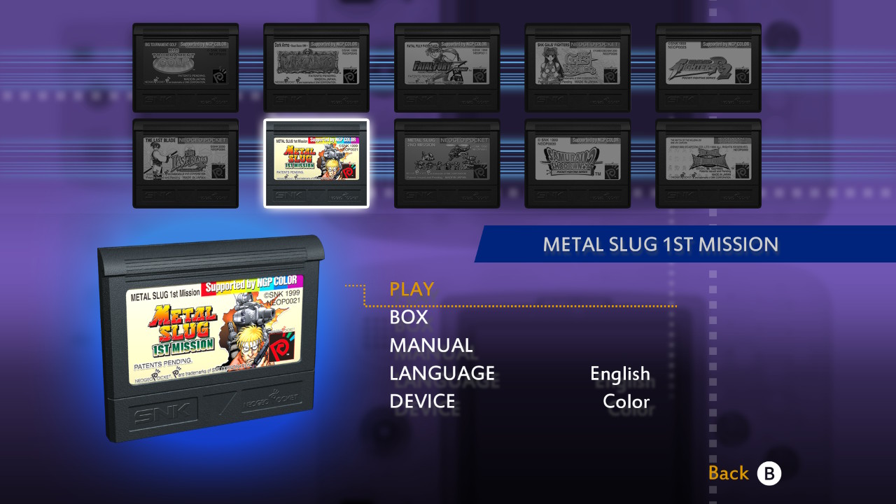 NeoGeo Pocket Color Selection Vol. 1 Packs In Retro Fun - Siliconera