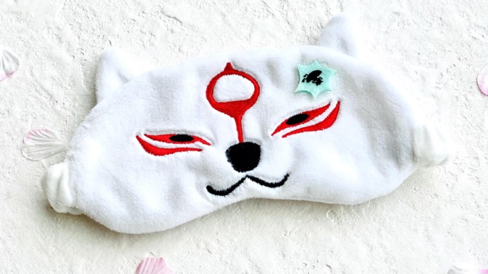 Capcom Cafe Okami Collab Merch Includes an Amaterasu Sleep Mask
