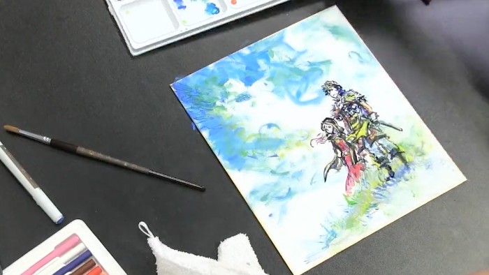 Watch the Triangle Strategy Designer Draw Its Characters - Siliconera