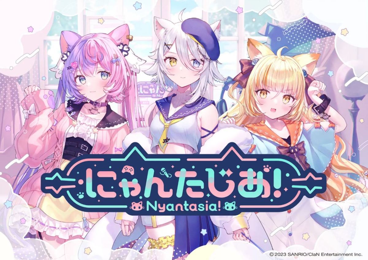 Sanrio VTubers Nyantasia Debut in December - Siliconera