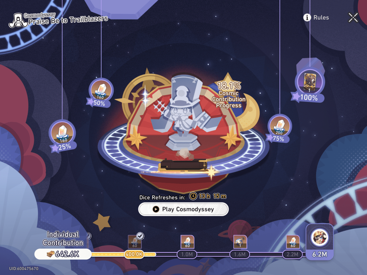 Honkai: Star Rail Cosmodyssey Event Guide - Siliconera
