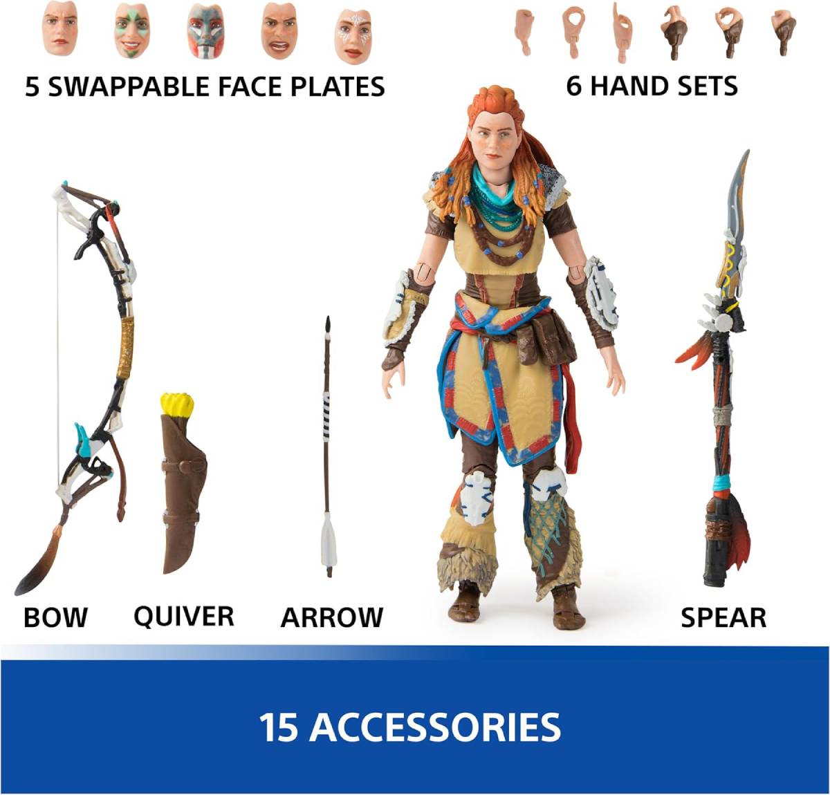 Horizon, God of War, and Ghost of Tsushima Action Figures Shared
