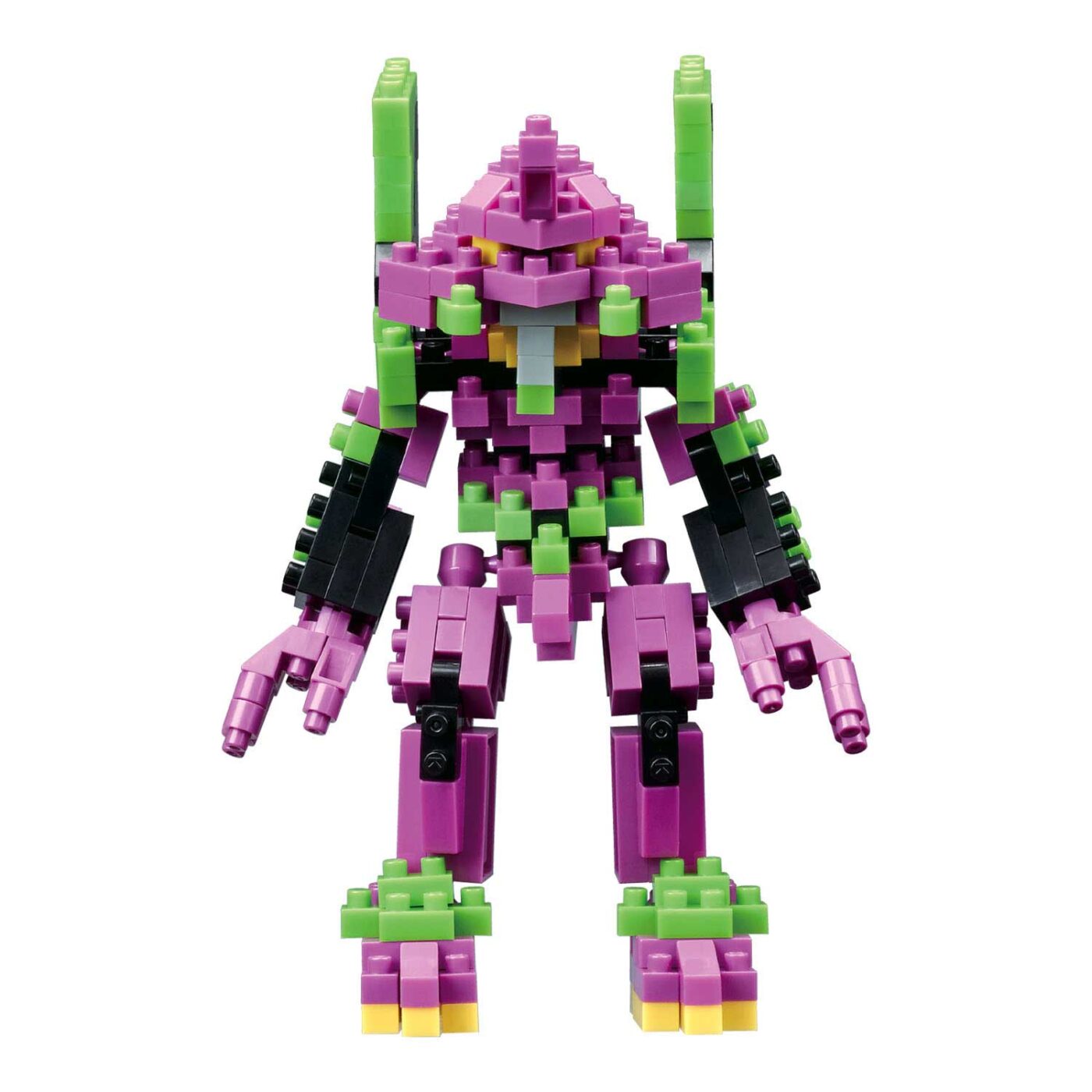 Build Evangelion EVA Unit 01 and 02 With Nanoblock Kits This Fall